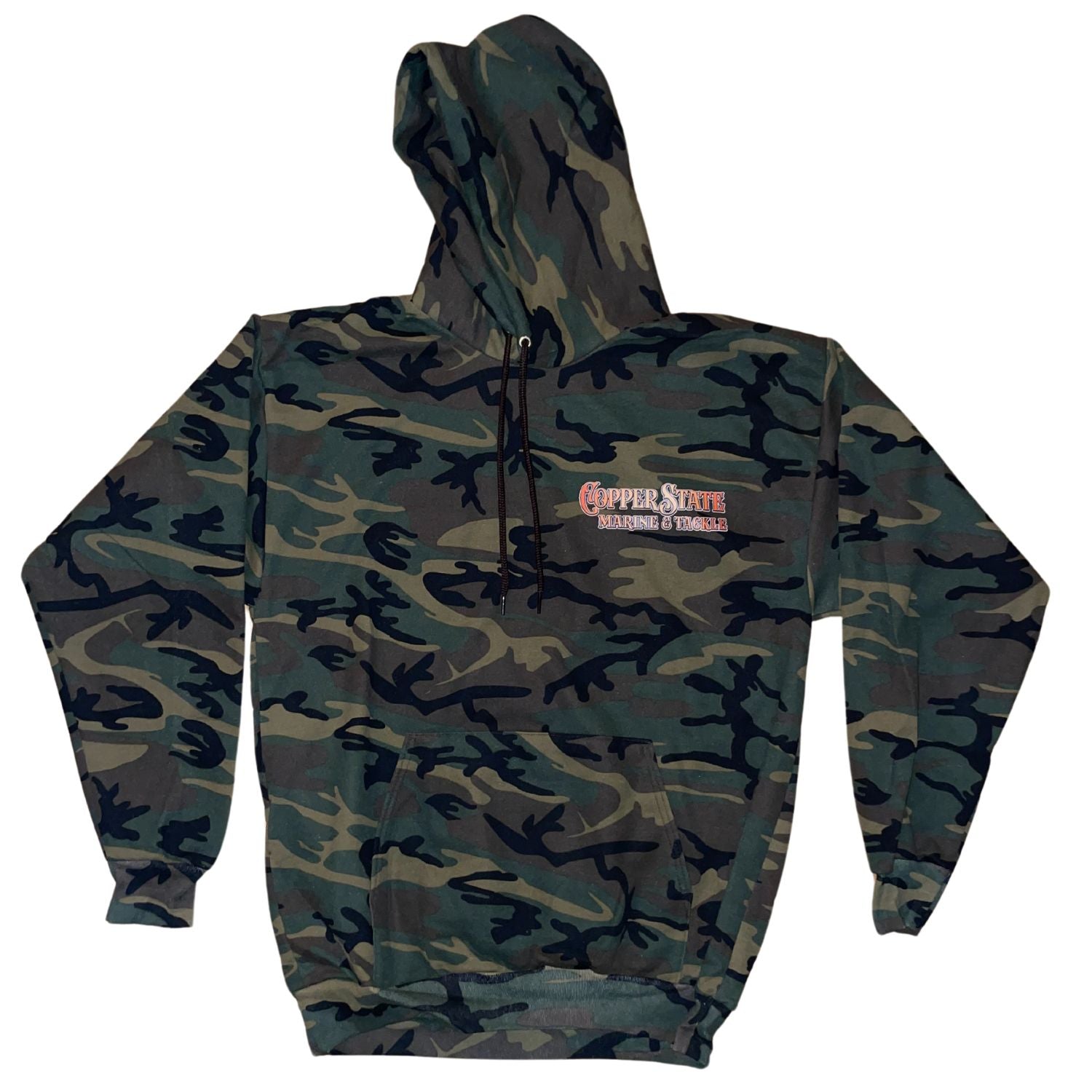 COPPERSTATE MARINE AND TACKLE HOODIE SWEATSHIRT CAMO | Copperstate Tackle