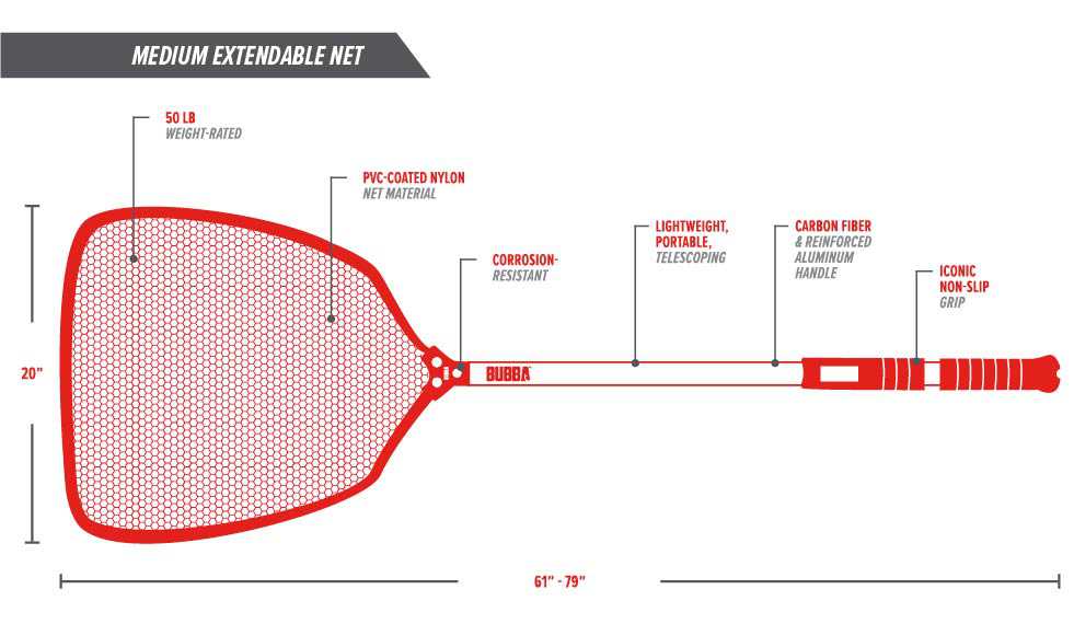 BUBBA EXTENDABLE NET | Copperstate Tackle