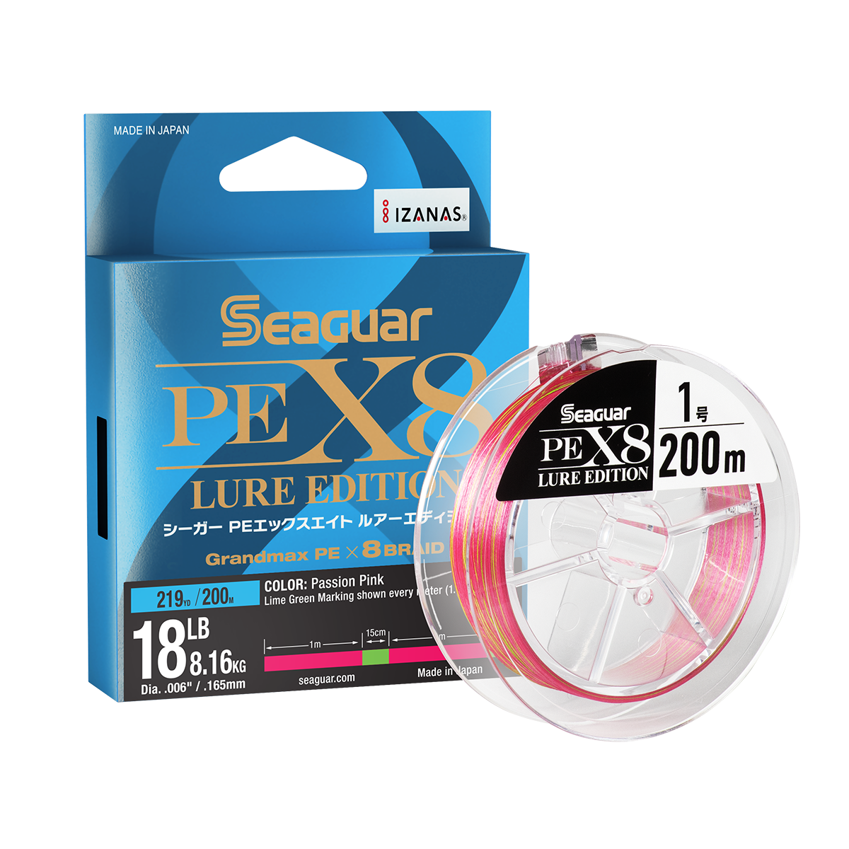 SEAGUAR JDM PEX8 LURE EDITION 219YD | Copperstate Tackle